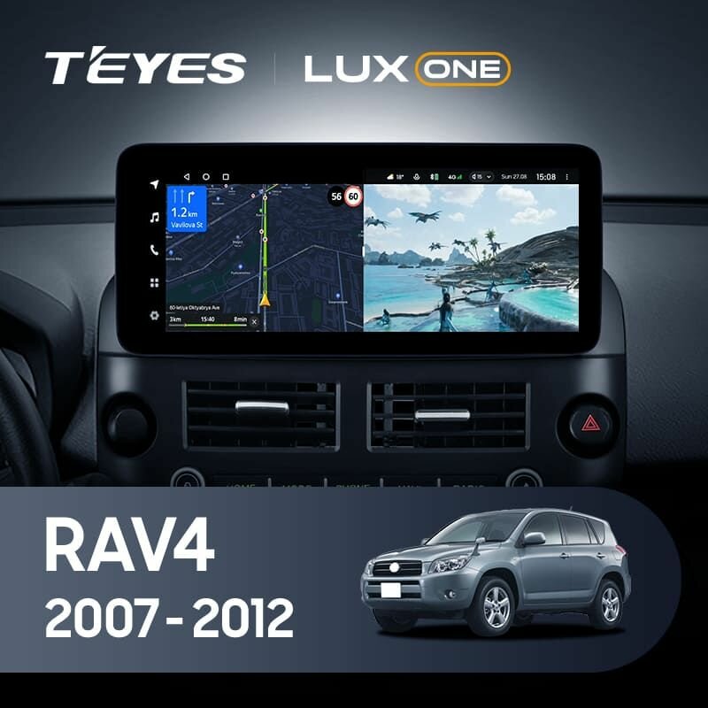 Штатная магнитола Teyes LUX ONE 4/32 Toyota RAV4 XA30 (2007-2012)