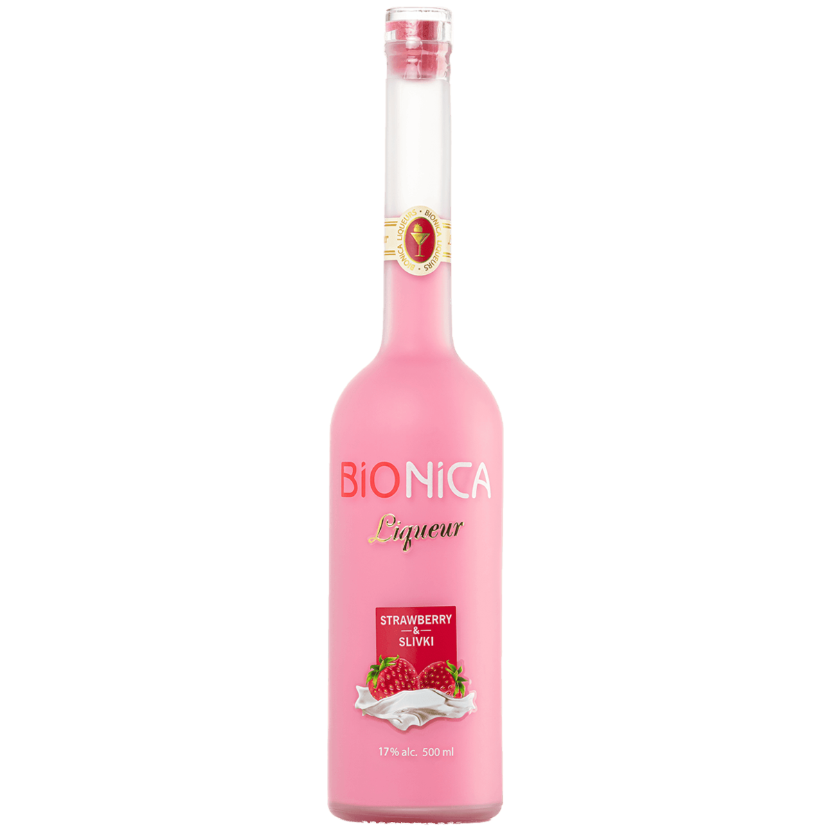 Ликер Bionica Strawberry & Slivki 0,5 л