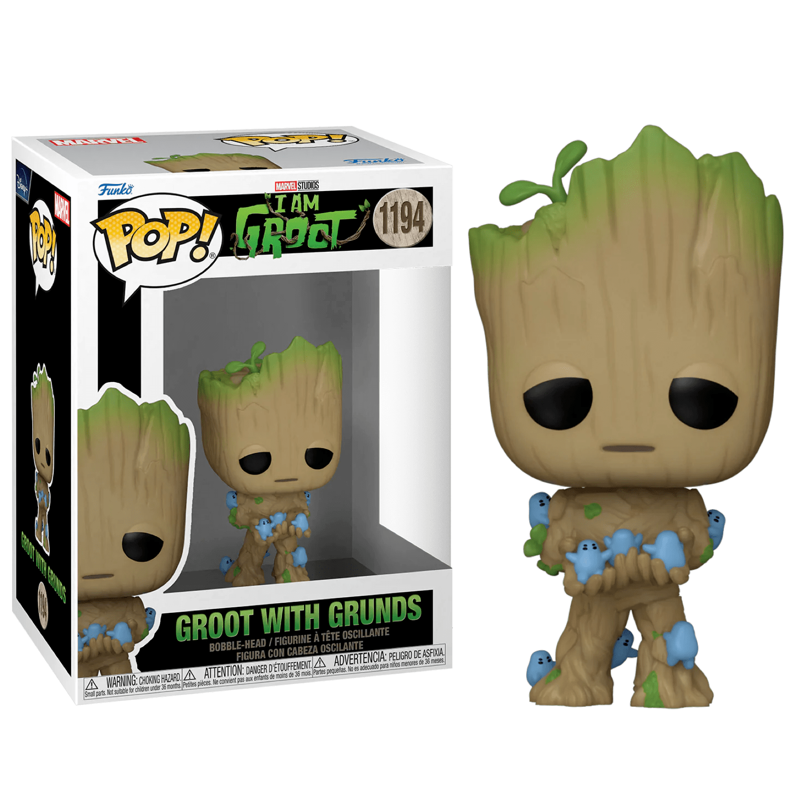 Фигурка Funko POP! Грут с маленькими инопланетянами (Groot with grunds) #1194