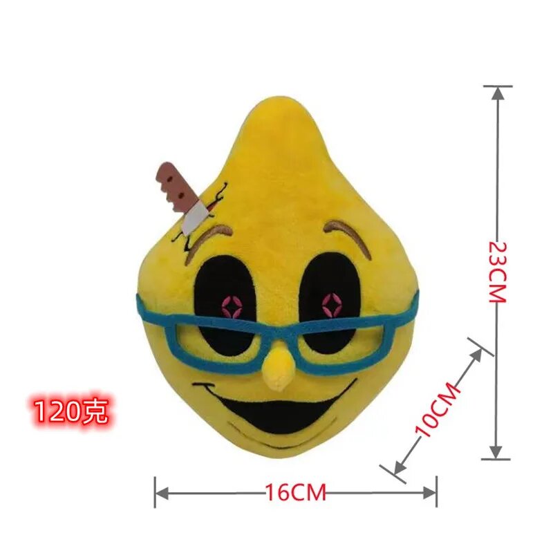 Мягкая игрушка Мисс Лимон и Мистер Помидор 23 см Желтый, Xiaodao Lemon