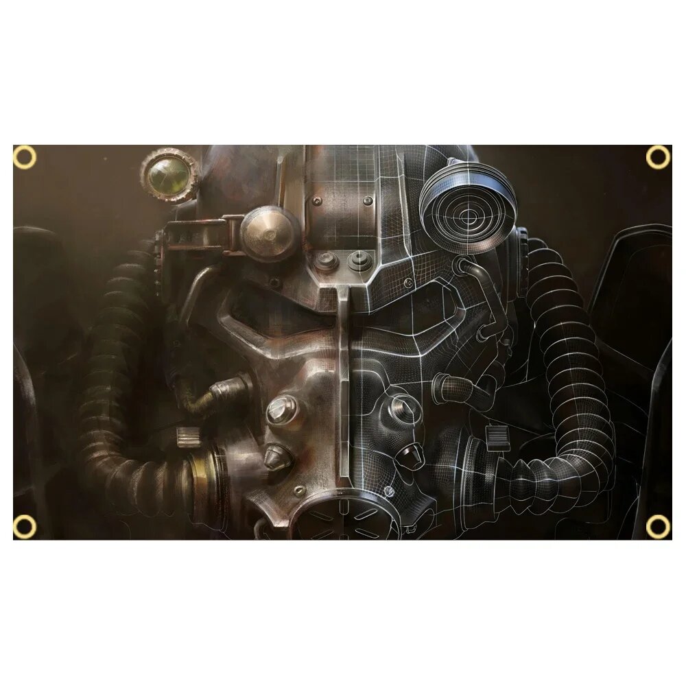 3x5 футов Vault-Tec Легион Цезаря Братство стального флага полиэстер с принтом декоративный баннер гобелен