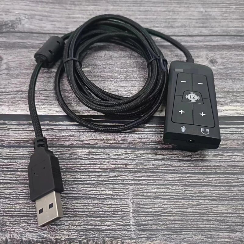 Обновление вашей гарнитуры с помощью внешней звуковой карты USB на адаптер для наушников-микрофонов 3,5 мм для наушников Cloud2 7.1