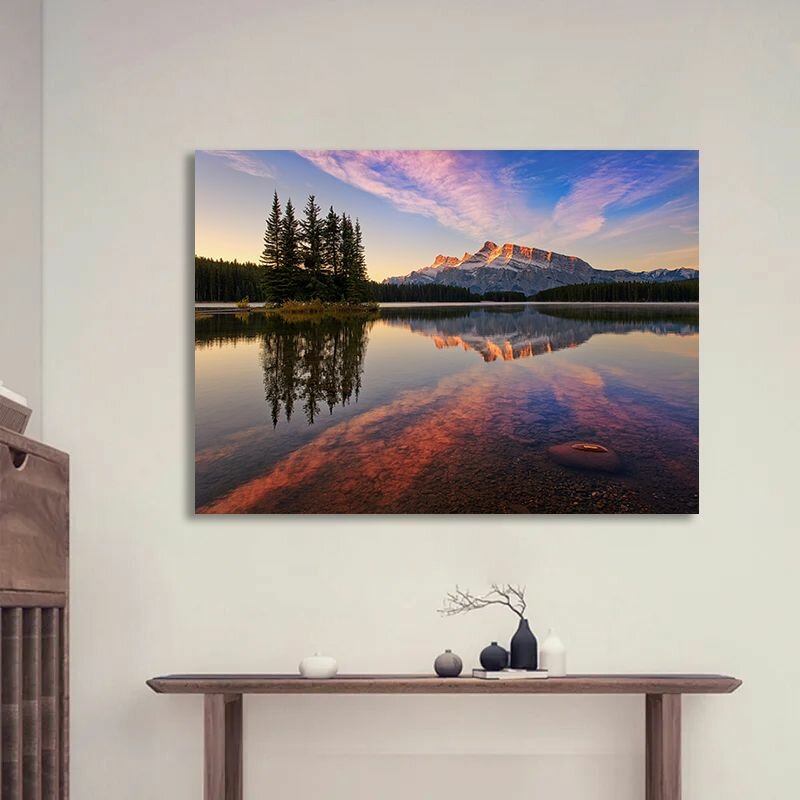 Картина "Красивая природа", 40x60см, холст, на подрамнике, экологичные краски, дерево