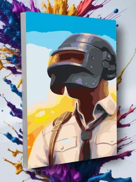 Картина по номерам PUBG Мужчина Игра Фэнтези пабг 40*50