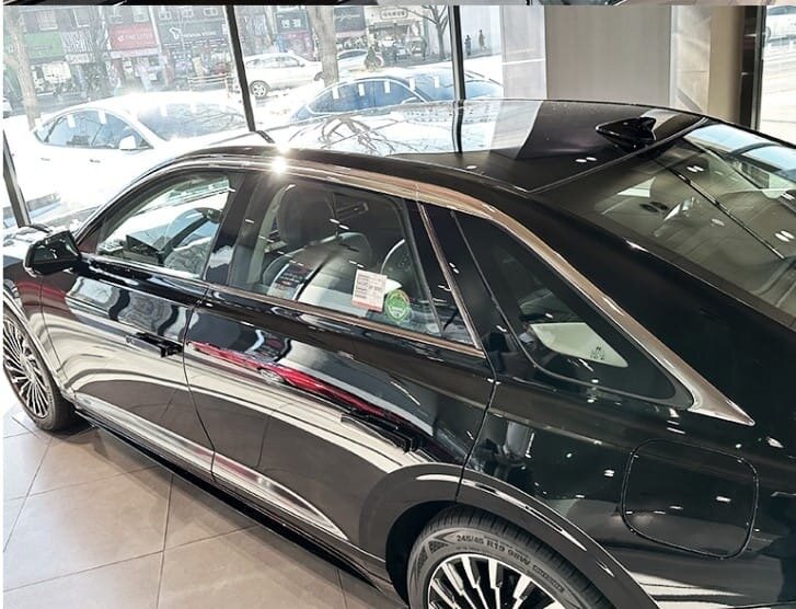 Grandeur gn7 2022 хромированные дефлекторы Auto clover