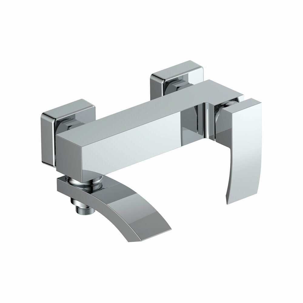 Смеситель для ванны и душа из латуни с лейкой и шлангом HL30044 от бренда Hansen цвет хром