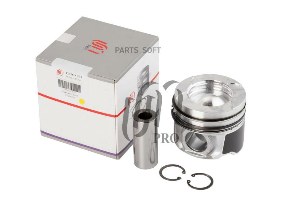 PC1274L050 UMPRO Поршнекомплект с кольцами с масл. галереей Toyota Land Cruiser 1VD-FTV d86.0 +0,50 левая сторона UM