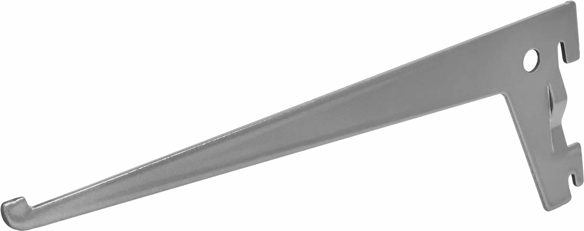 Кронштейн для полок Spaceo 20 см нагрузка до 25 кг цвет серебро