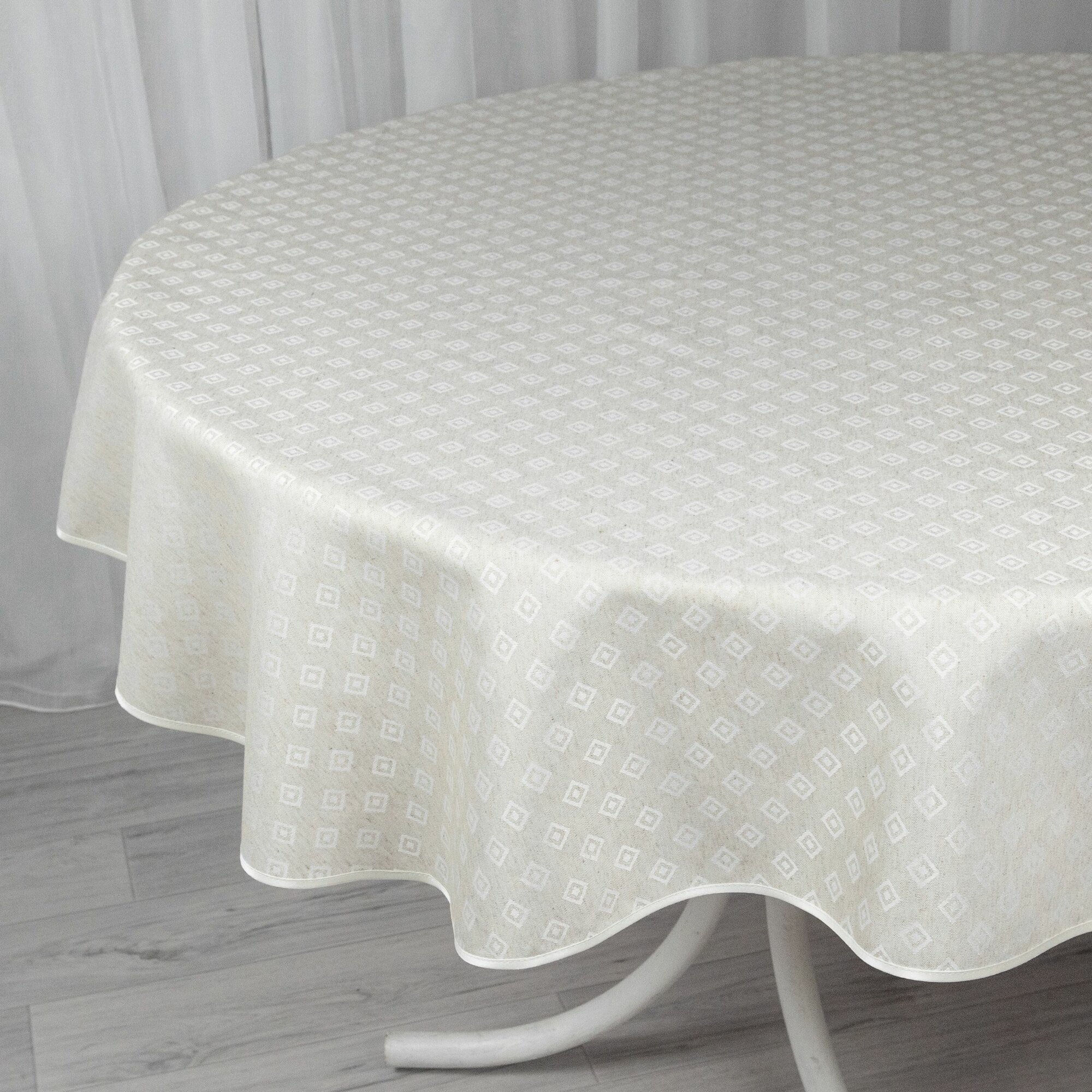 Скатерть 140x150 см овальная Wellness