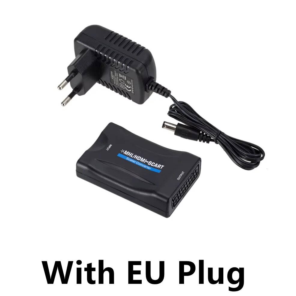 HDMI к SCART Конвертер With EU Plug