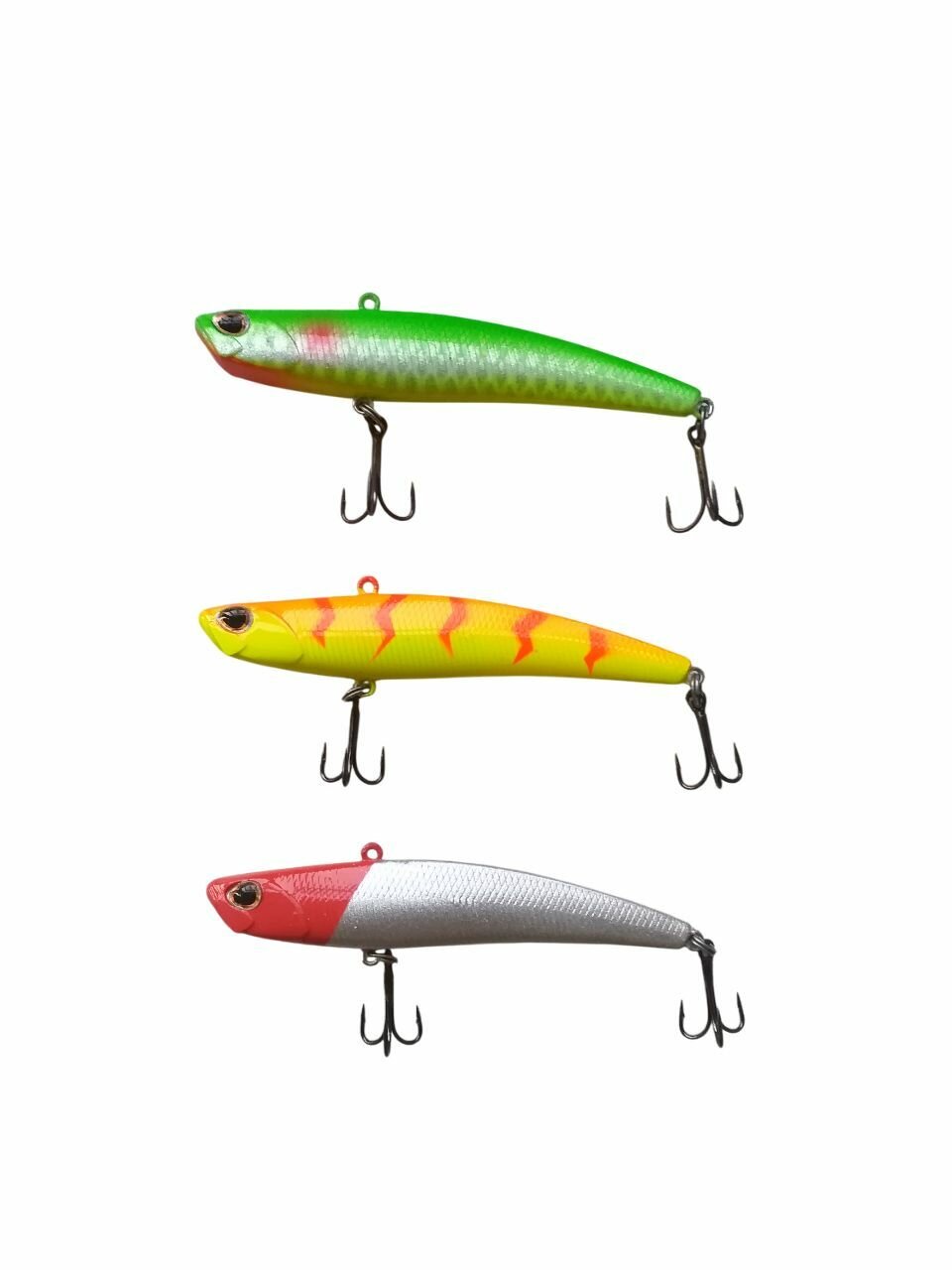 3 ШТ. Раттлин (ВИБ/VIBE) Takedo 80 мм. 12 гр. / 3 Цвета. Для летней рыбалки, приманка для рыбалки