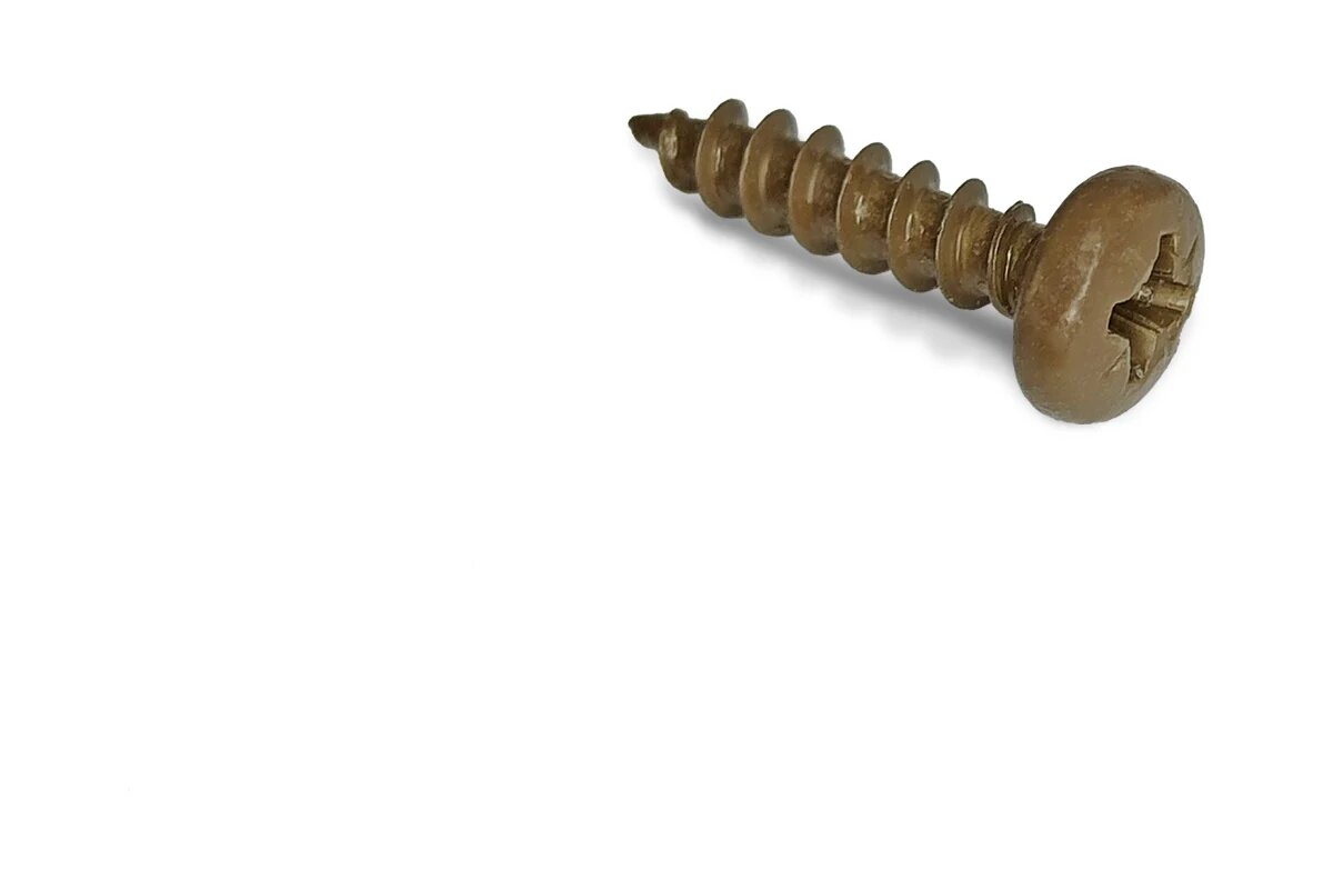 Гвозdeck Саморез Gwozdeck HR универсальный по дереву сферический окрашенный 4,5x20 Ц Pz Упаковка 1000шт 20144520ECPZHR1