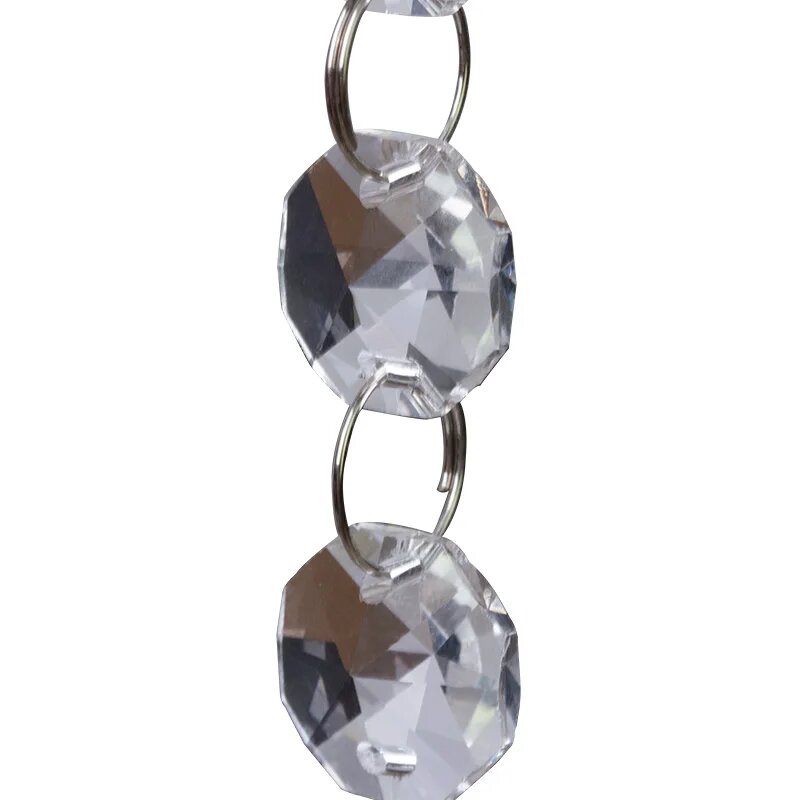 HBL хрустальная гирлянда 14 мм 5m, silver ring