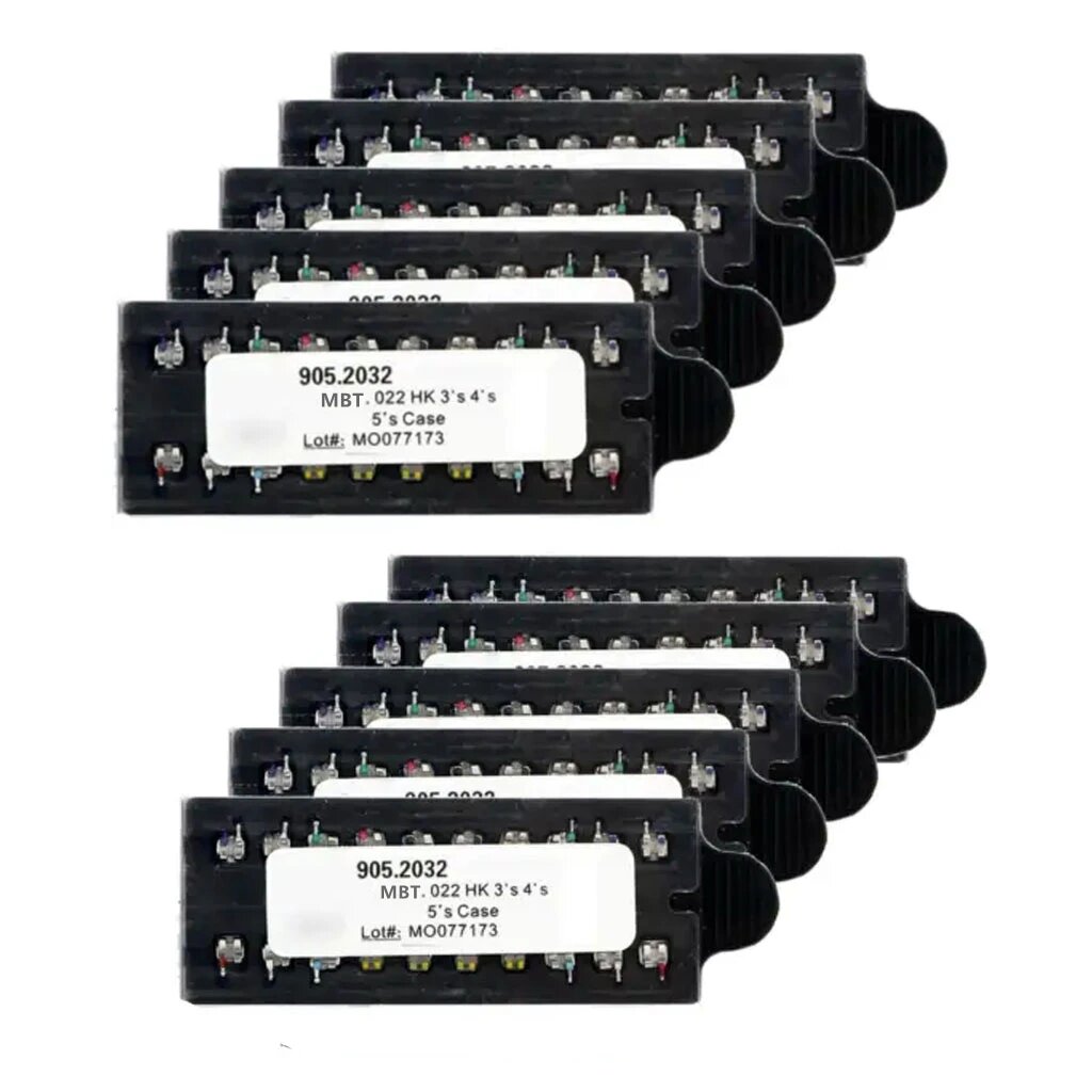 Брекеты DCLOUD Roth MBT 022 3 4 5 крючков, цвет MBT 022