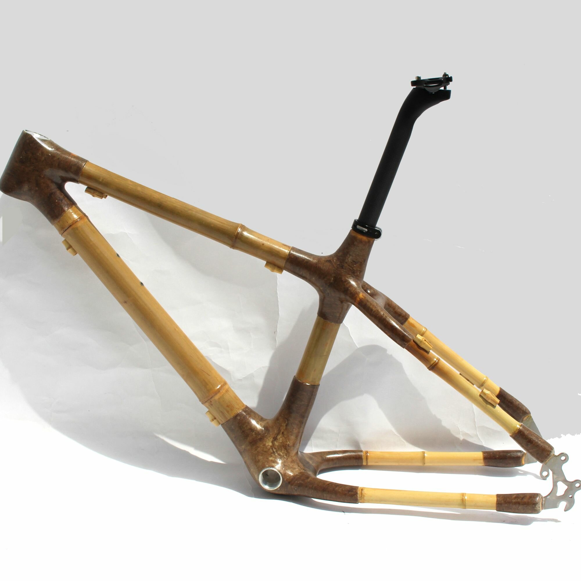 Бамбуковая рама для горного велосипеда с толстым слоем 26 дюймов, набор рам для зимнего велосипеда 26x4,0 M 19" -hj