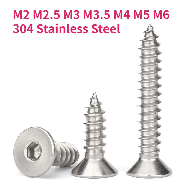 Саморезы нержавеющая сталь M3 12mm 30pcs