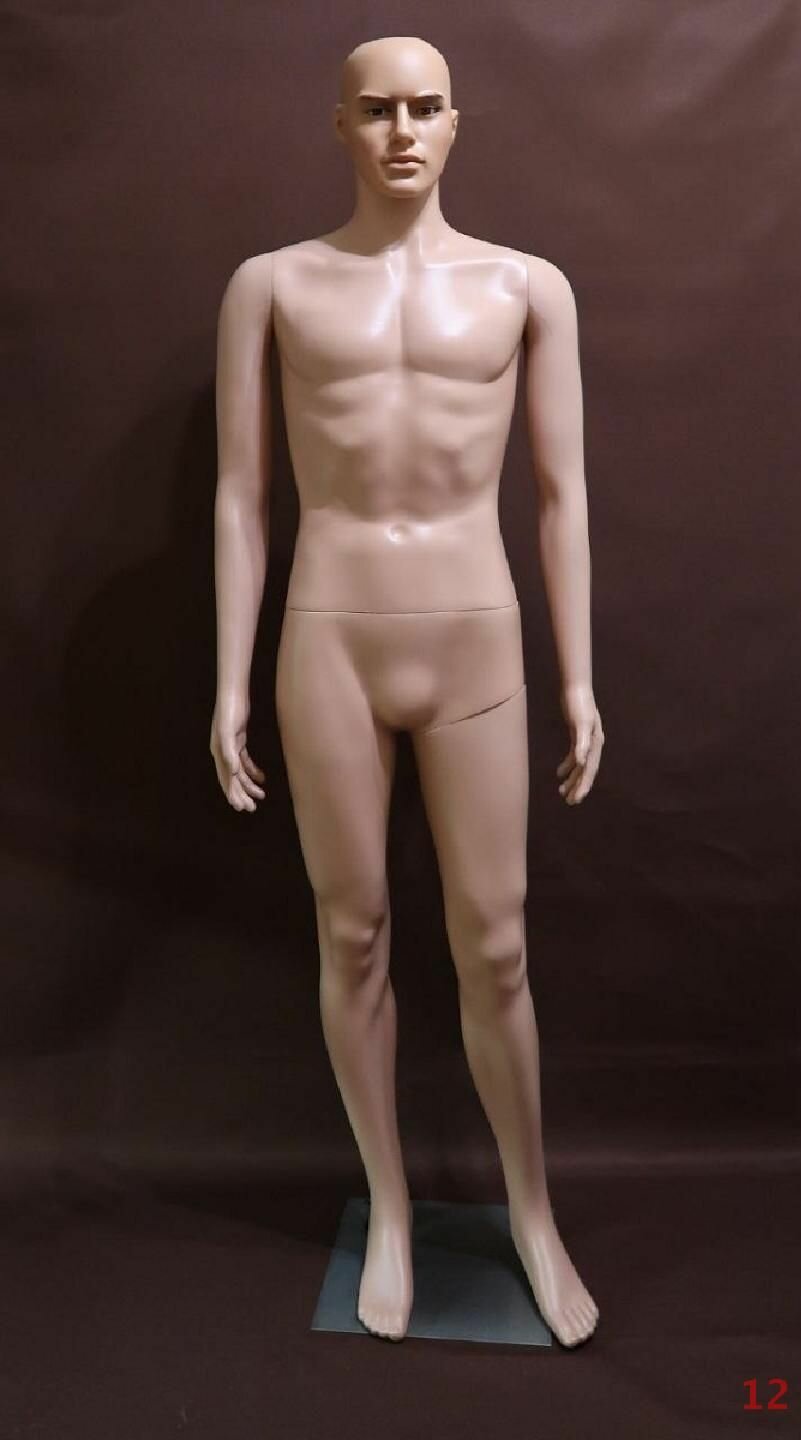 Манекен мужской в полный рост, натуралистичный