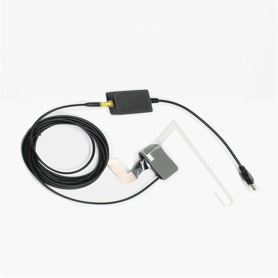 DAB+ адаптер-тюнер для Android авто с активной антенной, USB2.0, разъём SMA — для Android-магнитол, 170–240 МГц