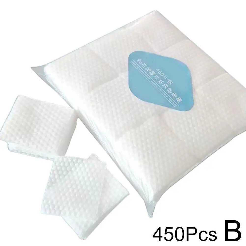 450/500/600Pcs Disposable Makeup Cotton Wipes Soft Remover Pads Facial Cleansing Paper Wipe Cosmetic Pads