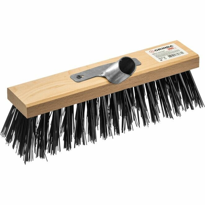 Щетка уличная с металлическим держателем для черенка EURO, 300 мм, STAYER