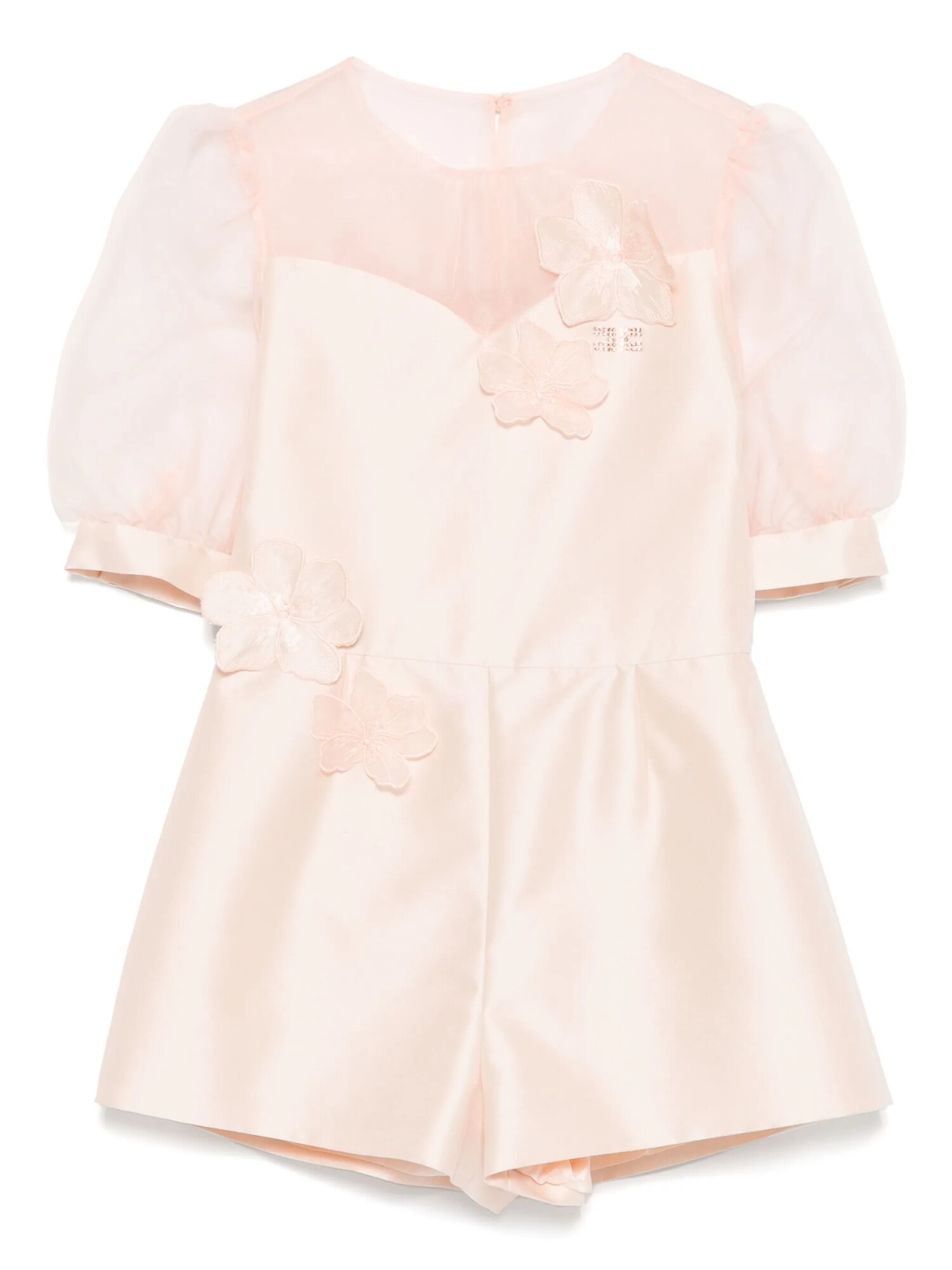 Комбинезон Ромпер с цветочной аппликацией