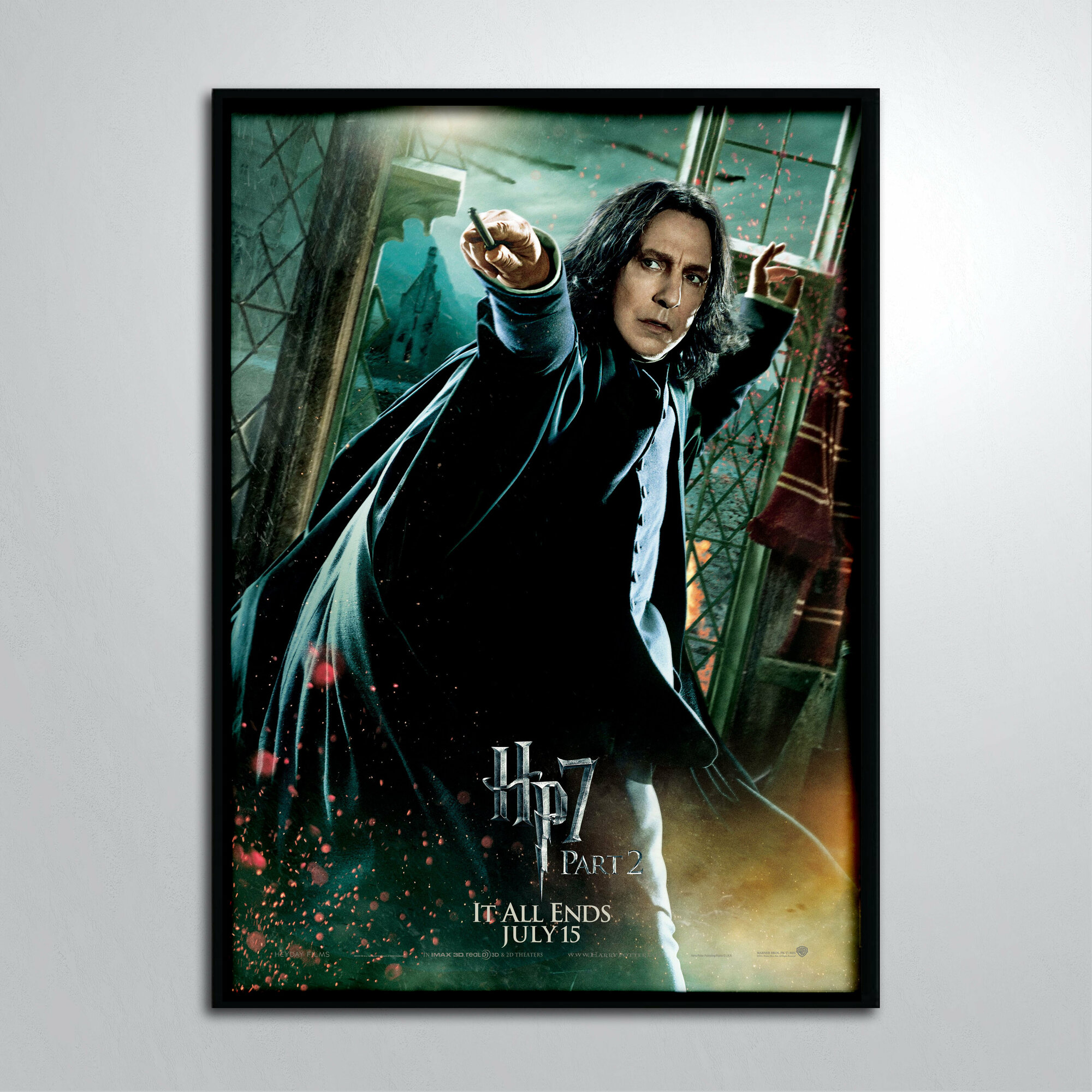 Постер без рамы/Гарри Поттер и Дары Смерти Часть 2 Снейп