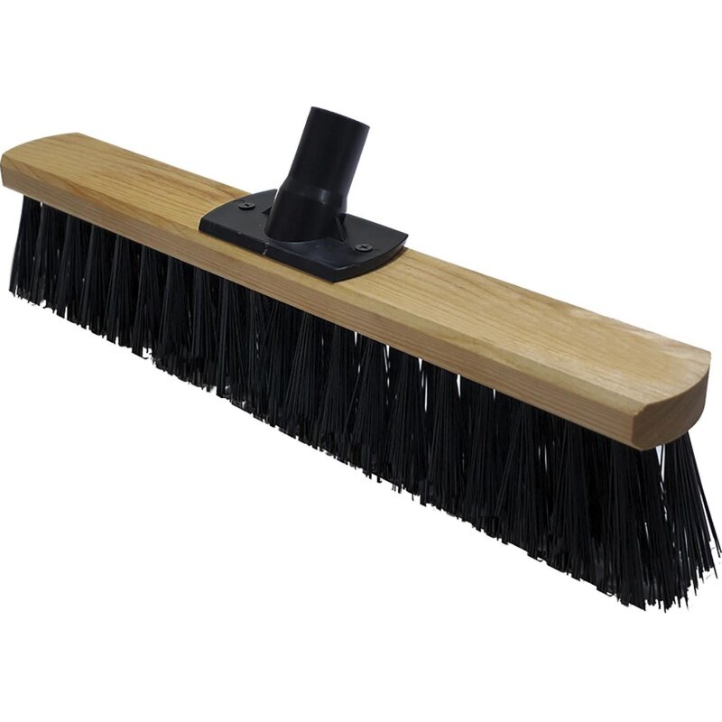 Хозяйственная щетка КНР для пола, улицы, 400 мм, усиленное пластиковое крепление (40071)
