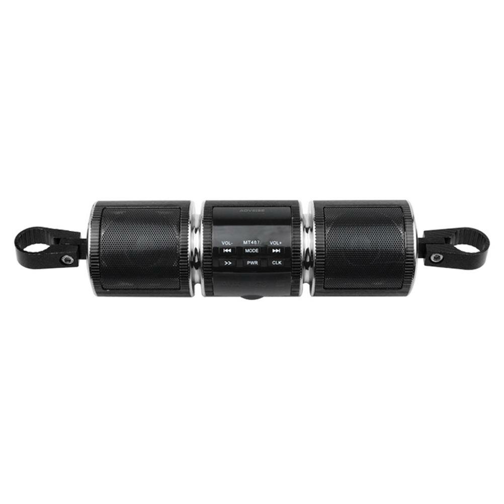 Водонепроницаемая Bluetooth-колонка для мотоцикла, MP3-плеер, аудиосистема, USB, AUX, SD-радио