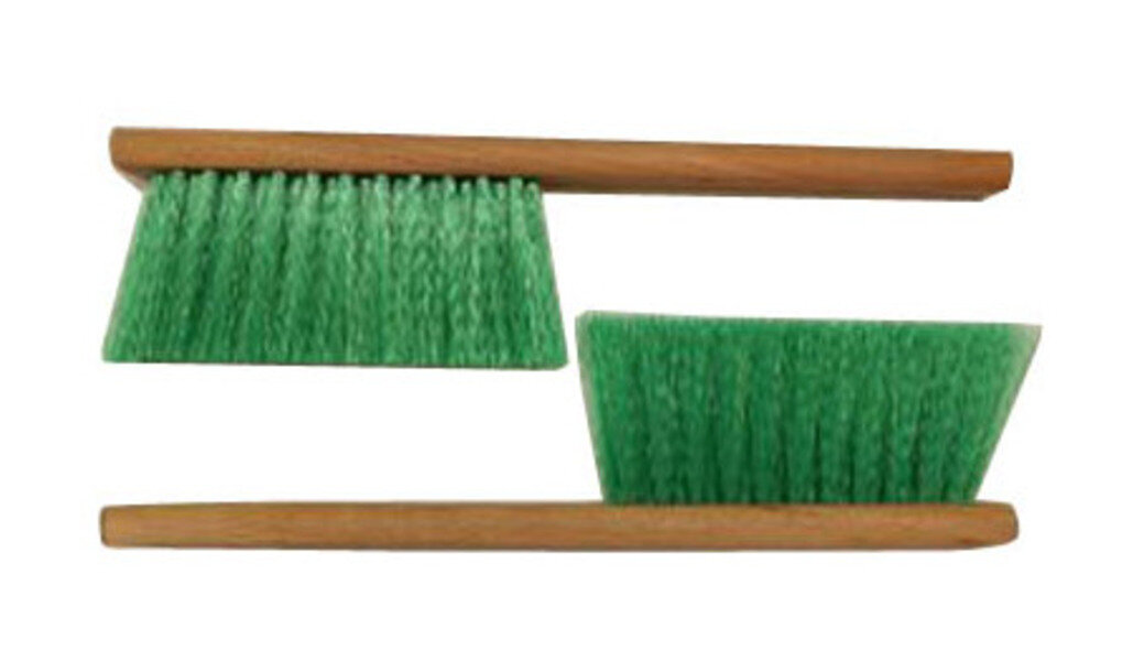 Щетка-сметка для уборки деревянная трехрядная 320 х 160 x 70 мм (61)