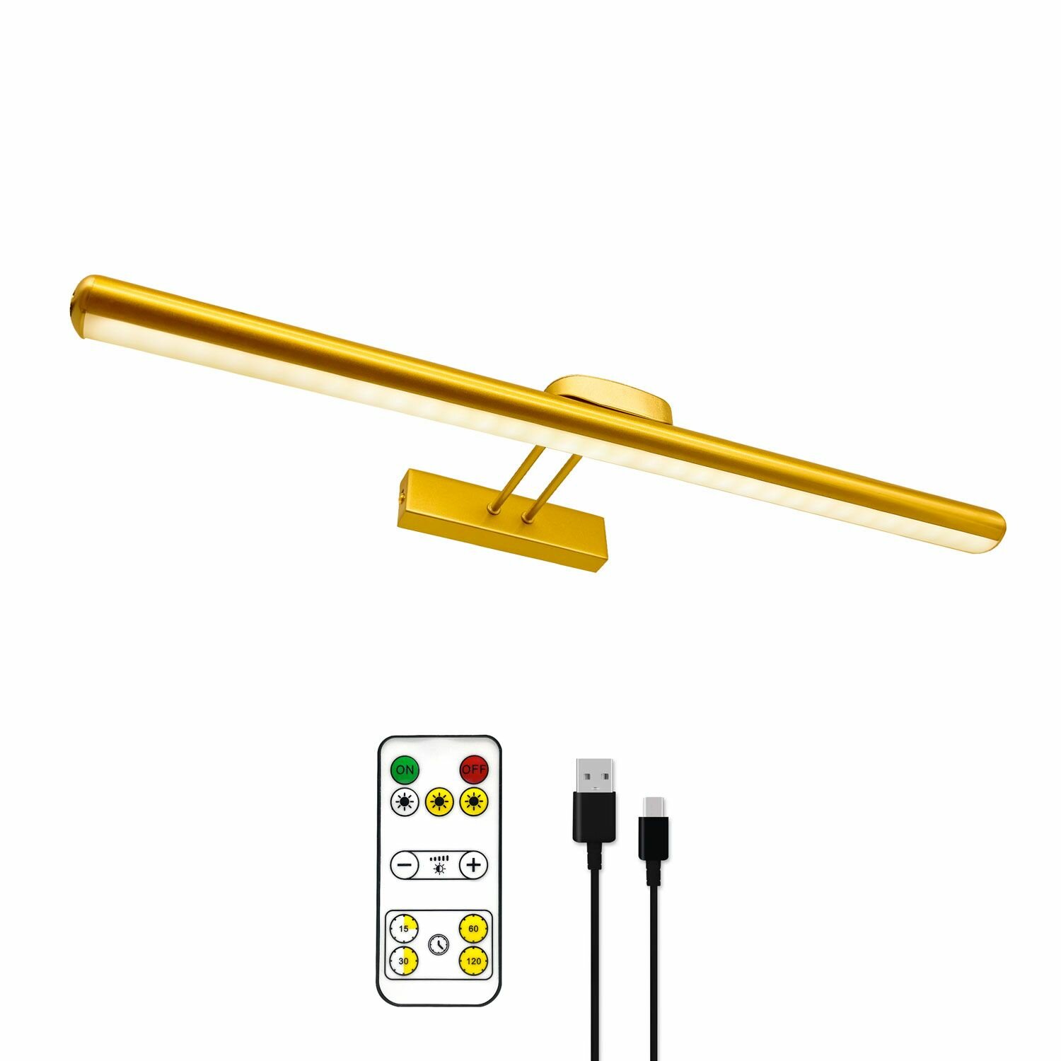 Используется в качестве настенного светильника для освещения фотографий и картин, 620 мм