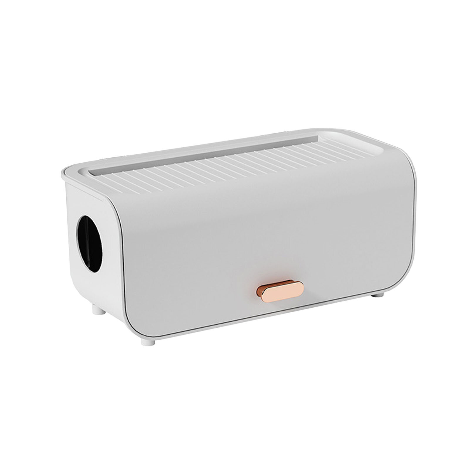 Белый пластиковый короб для управления кабелями, простой в сборке органайзер для защитного шнура для удлинителей, зарядных устройств, адаптеров, проводов