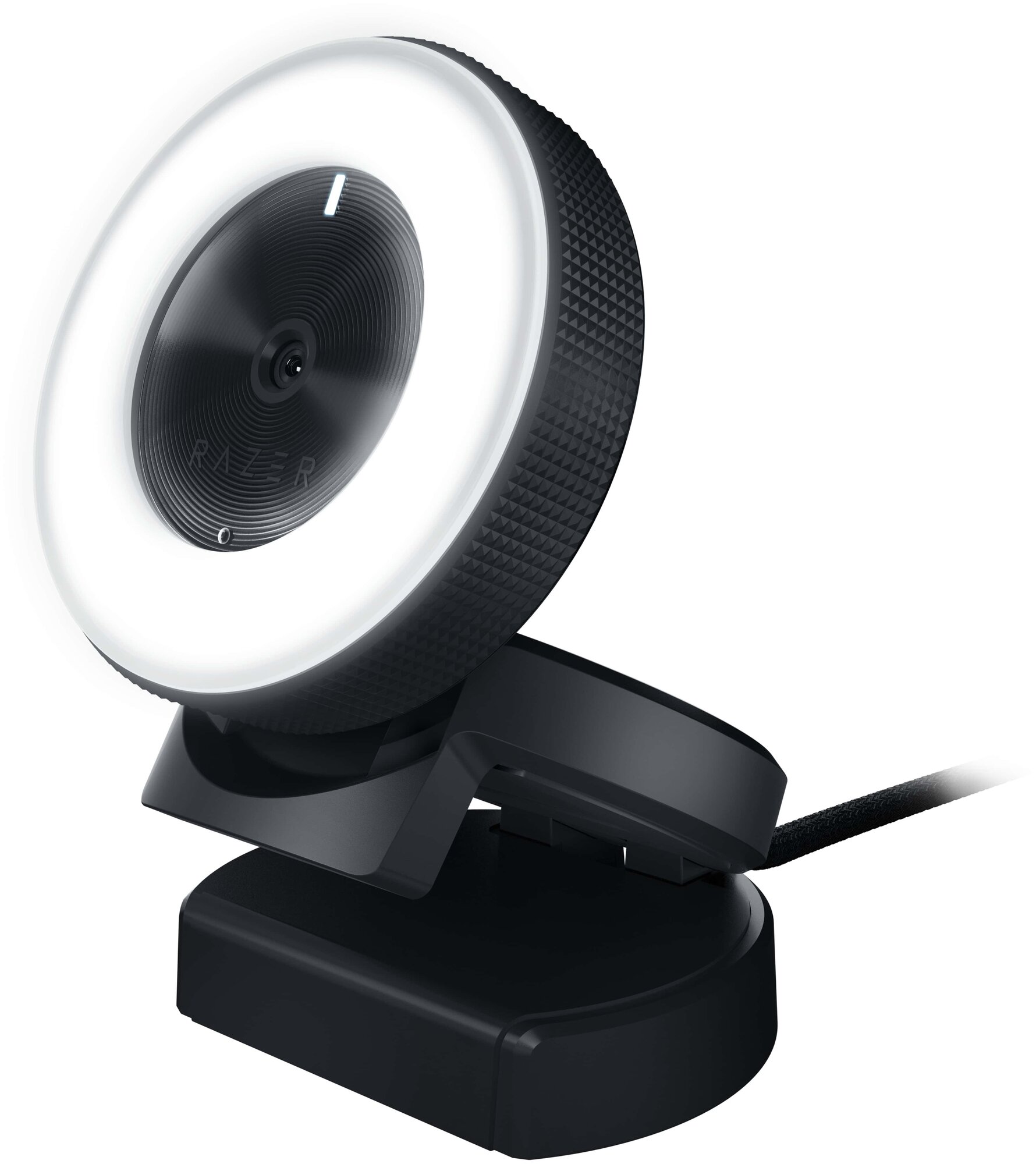 Веб-камера Razer Kiyo - Ring Light Equipped Broadcasting Camera [RZ19-02320100-R3M1] (Размеры (ШxВxГ): 69x69x50 мм)