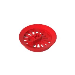 Красное колесо для конструктора GOBRICKS GDS-M289, Цвет: 010