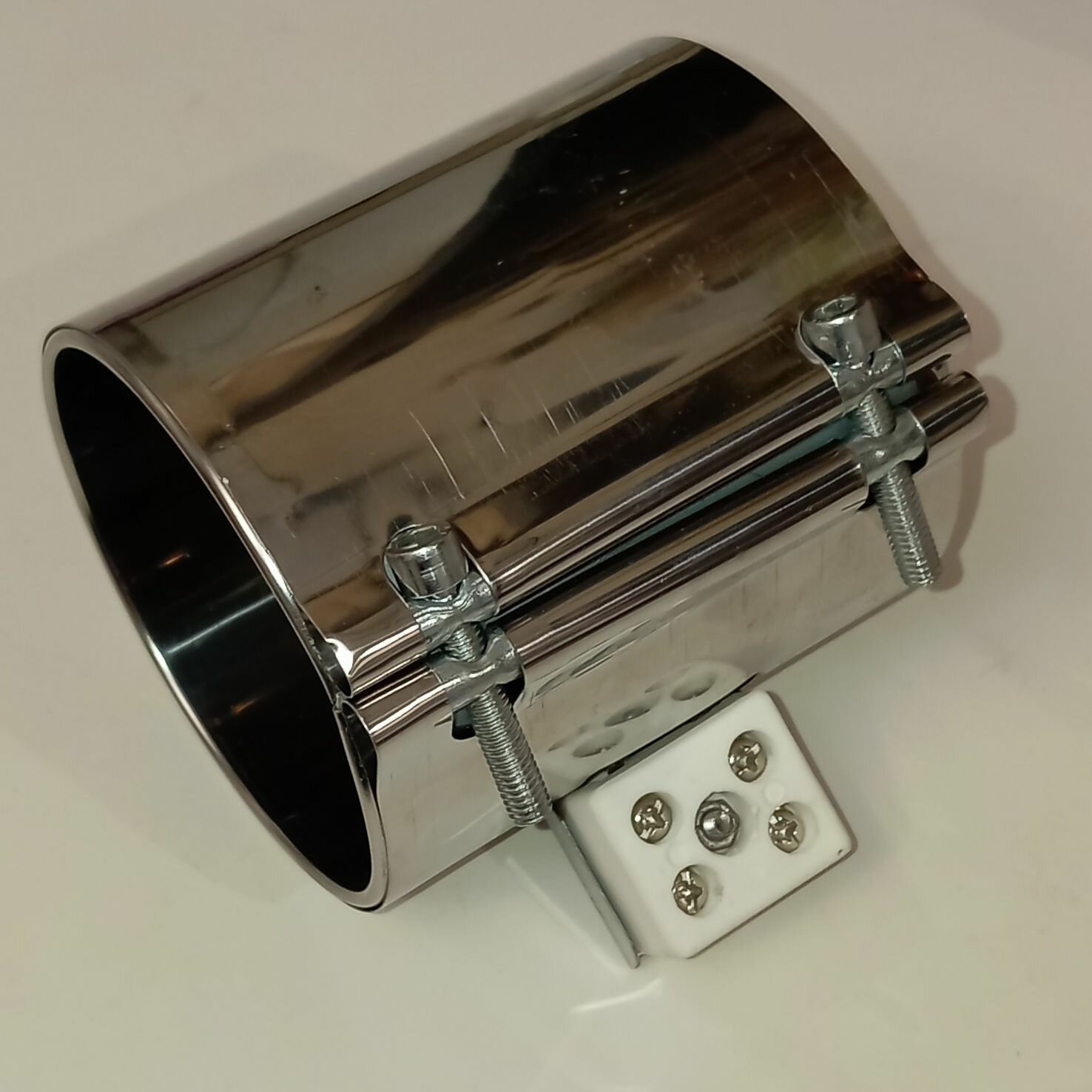 ТЭН 85 мм х 100 мм хомутовый, 220В, 800 Вт. ТЭН кольцевой.