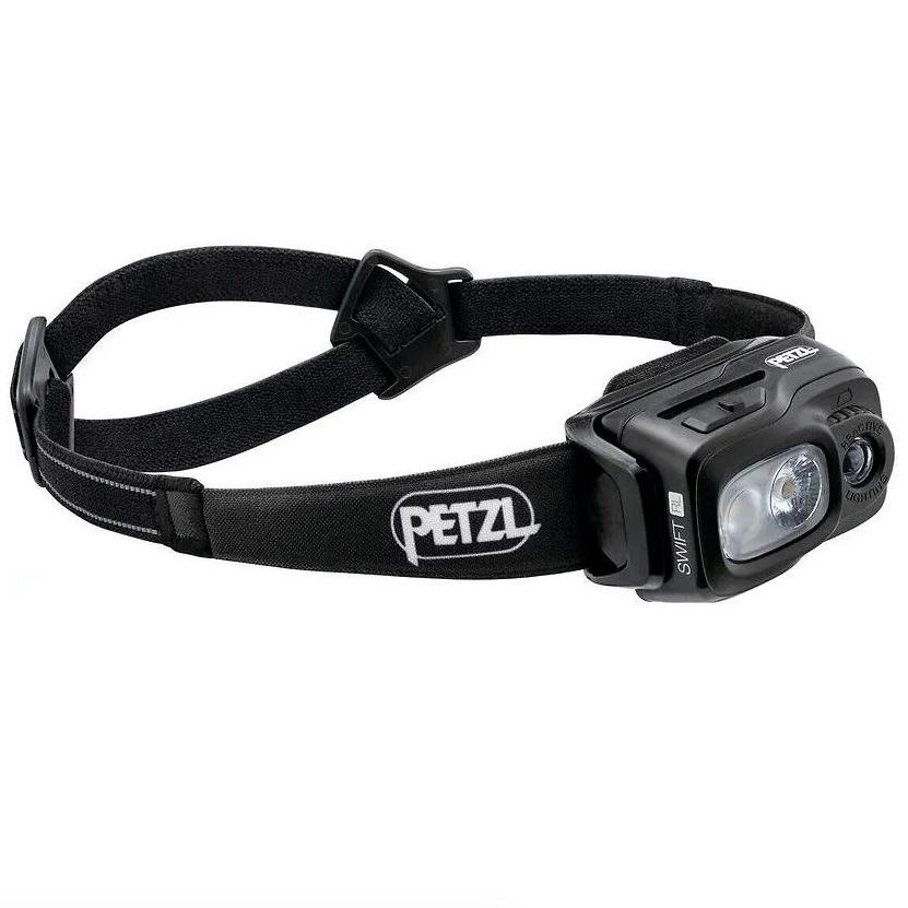 Фонарь налобный Petzl Swift RL 1100лм, акк.2350mAh, черный