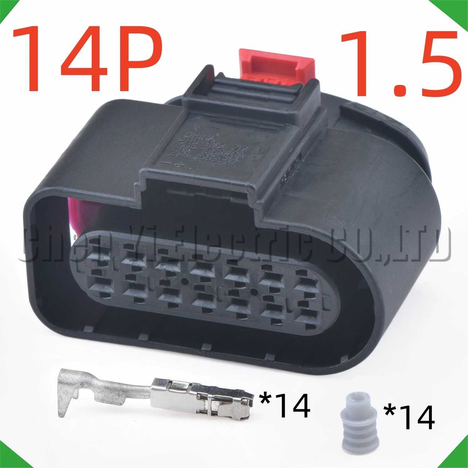 14-контактные автомобильные разъемы, датчик парковки коробки передач, жгут проводов, вилка 4H 0973717 B 6X 0973717 6X 0973817 1563499 1563502 Для VW Audi B Female