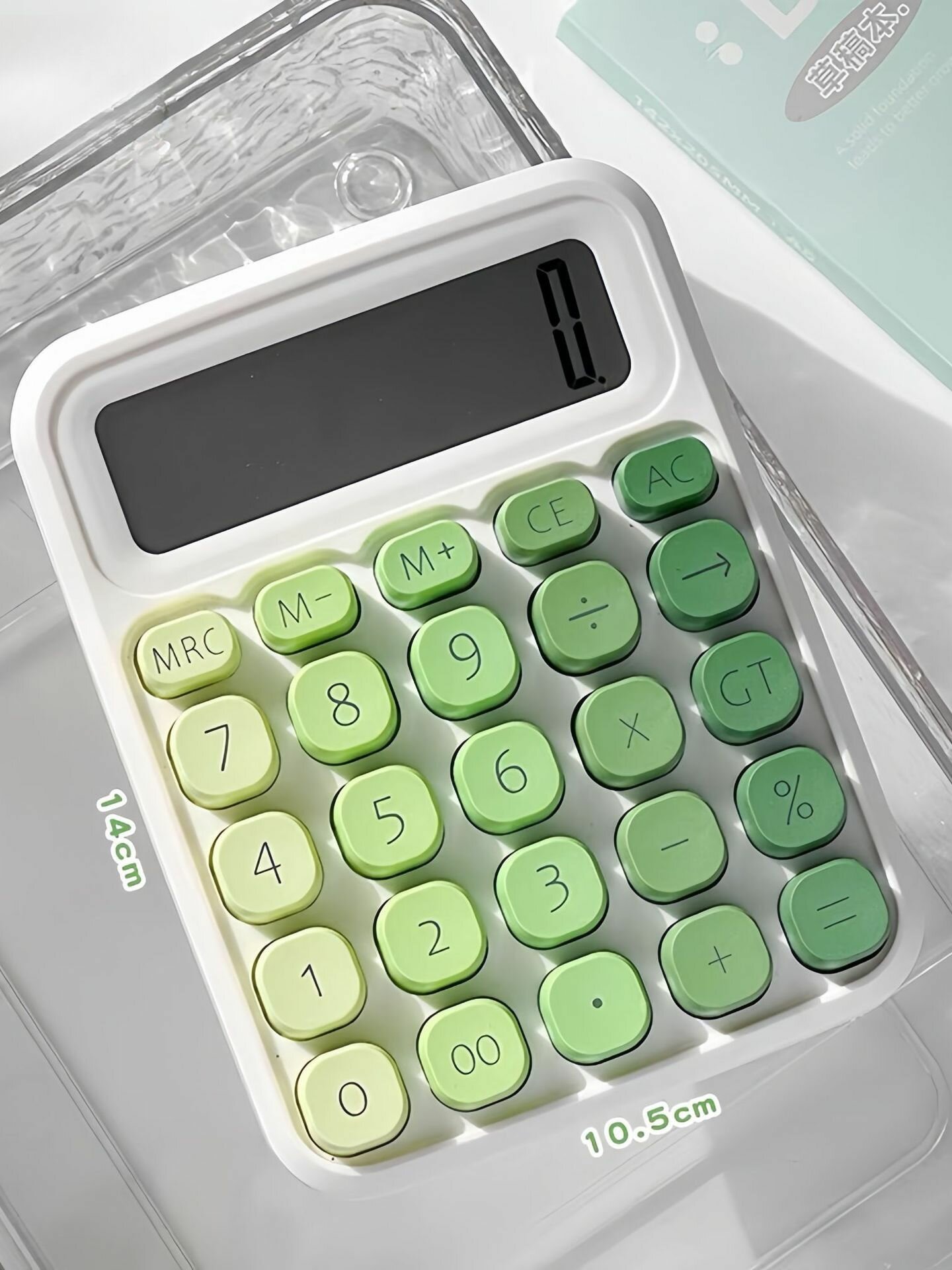 Инженерный калькулятор темно-зеленый Настольный калькулятор