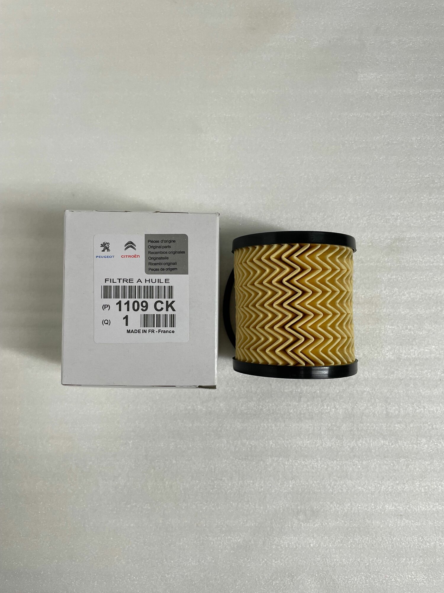 Фильтр масляный двигателя Citroen/Peugeot 1109CK