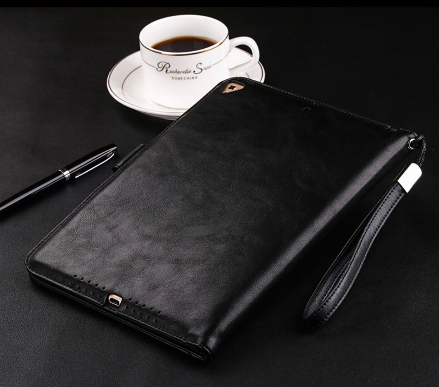 Фирменный чехол бизнес класса для iPad mini 1 / iPad mini 2 / iPad mini 3 - A1432, A1454, A1455, A1489, A1490, A1491, A1599, A1601 с визитницей и д.