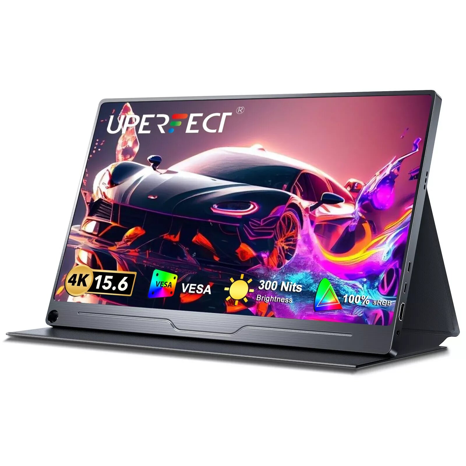 UPERFECT 15.6" 4K Портативный Монитор 15.6inch 4K, Европейская вилка (EU Plug)