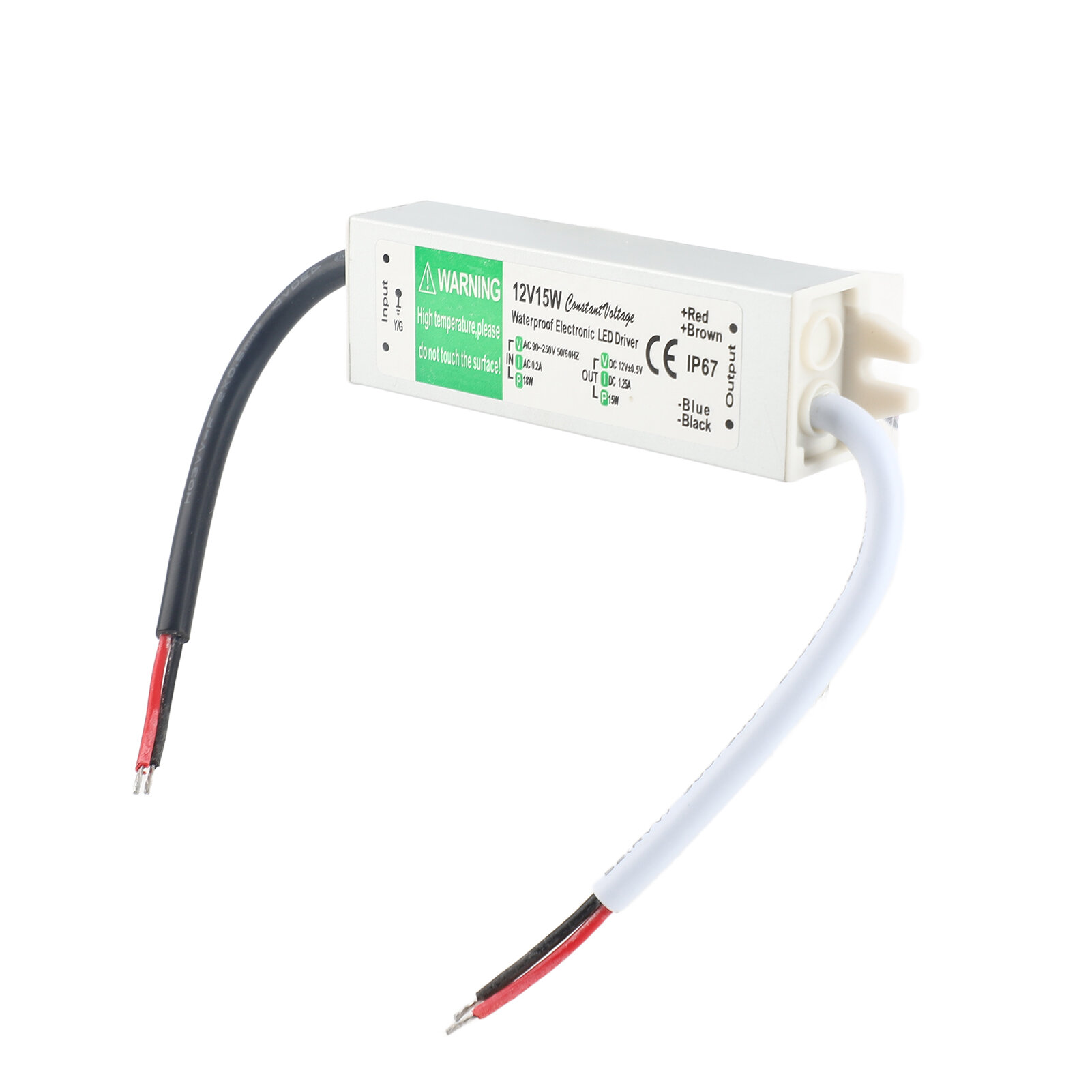 Светодиодный драйвер IP67, выключатель питания, трансформатор, адаптер, выход 12 В для светодиодной ленты, уличная вывеска, лайтбокс