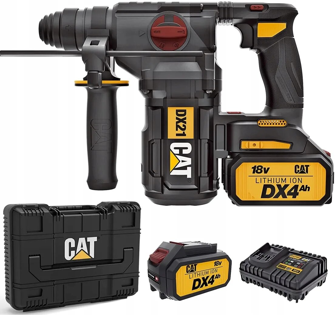 Перфоратор CAT DX21B, 18 V, бесщёточный, с подсветкой, без аккумулятора