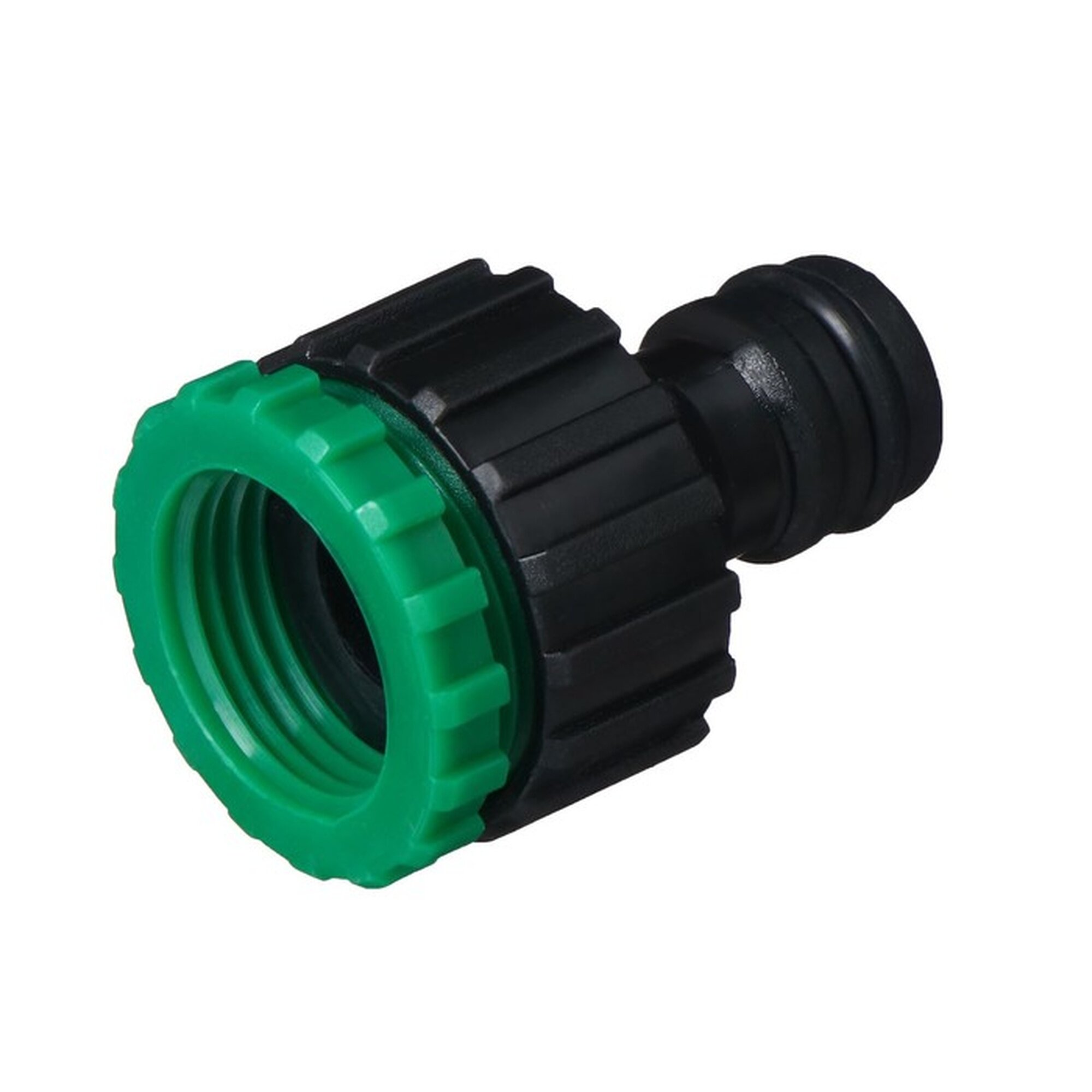 Штуцер, внутренняя резьба 1/2"–3/4", быстросъёмное соединение, пластик, микс, Greengo