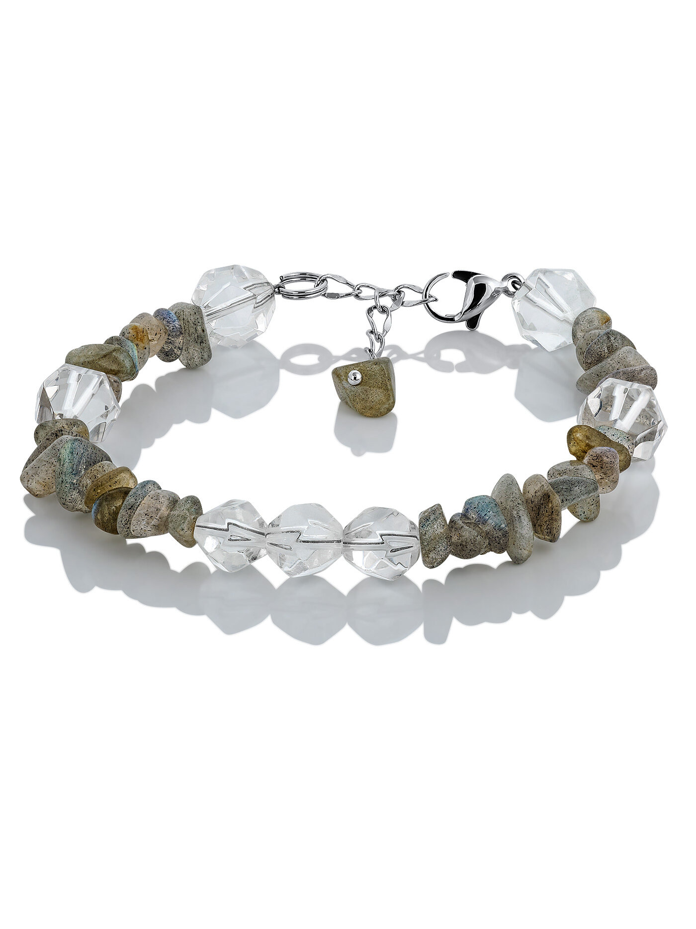 Браслет, горный хрусталь