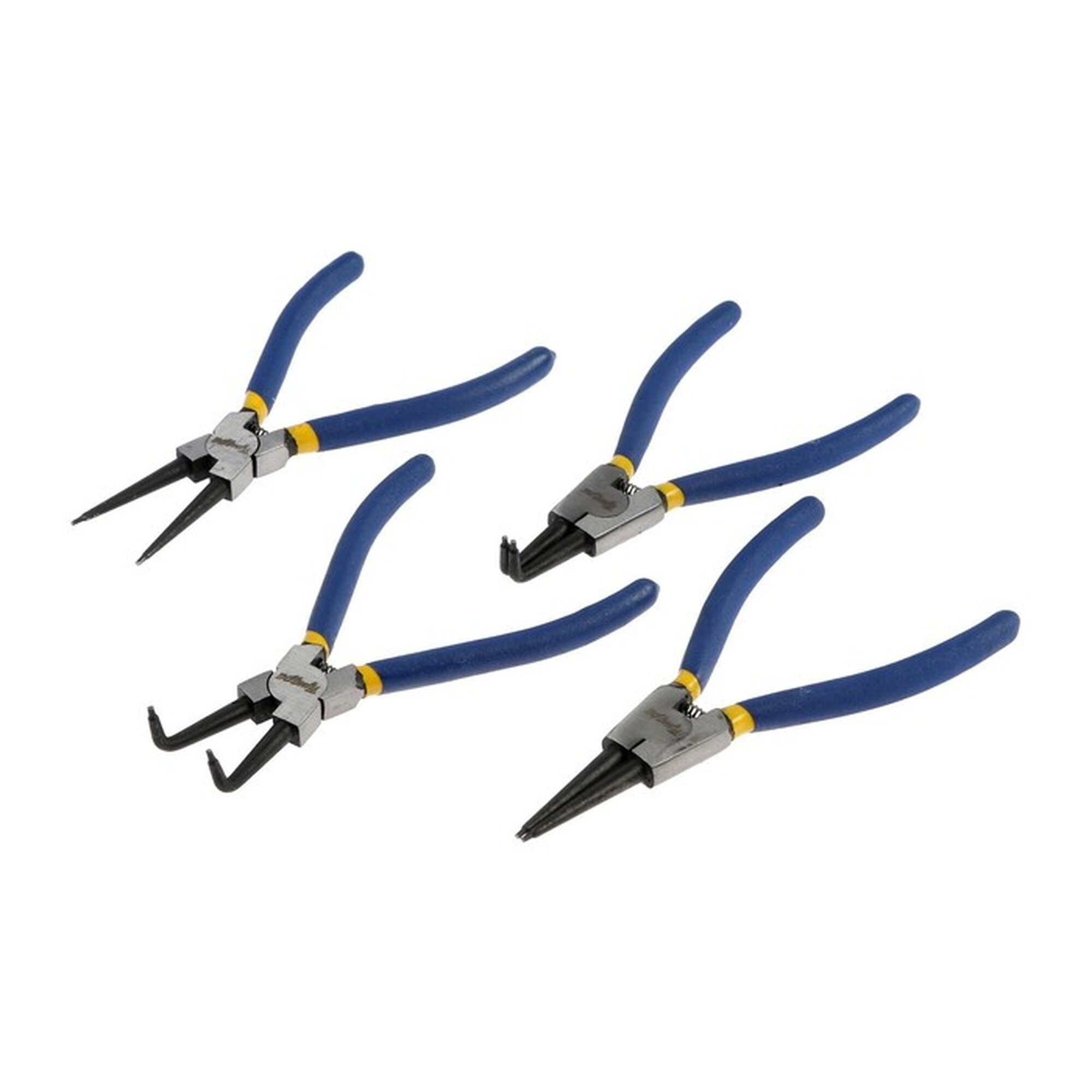 Набор съемников стопорных колец тундра, металл, 170 мм, 4 штуки