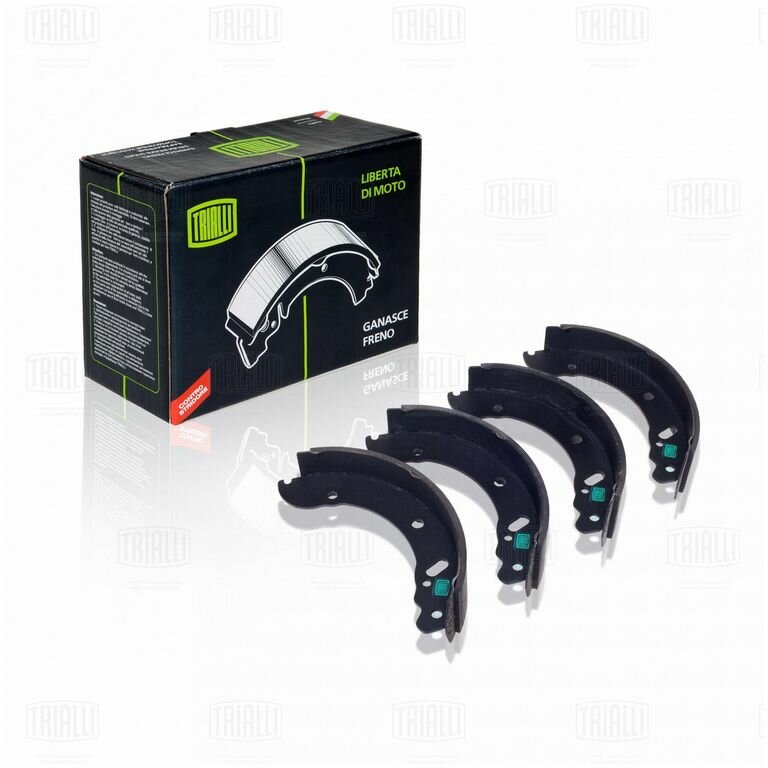 Колодки тормозные ГАЗ-3302, ГАЗель Next задние (4шт.) TRIALLI
