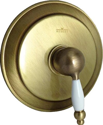 Встраиваемый смеситель для душа и ванны Webert Dorian DO880101065 С внутренней частью, латунный, рычажный, настенный, бронзовый, глянцевый, с керамическим картриджем