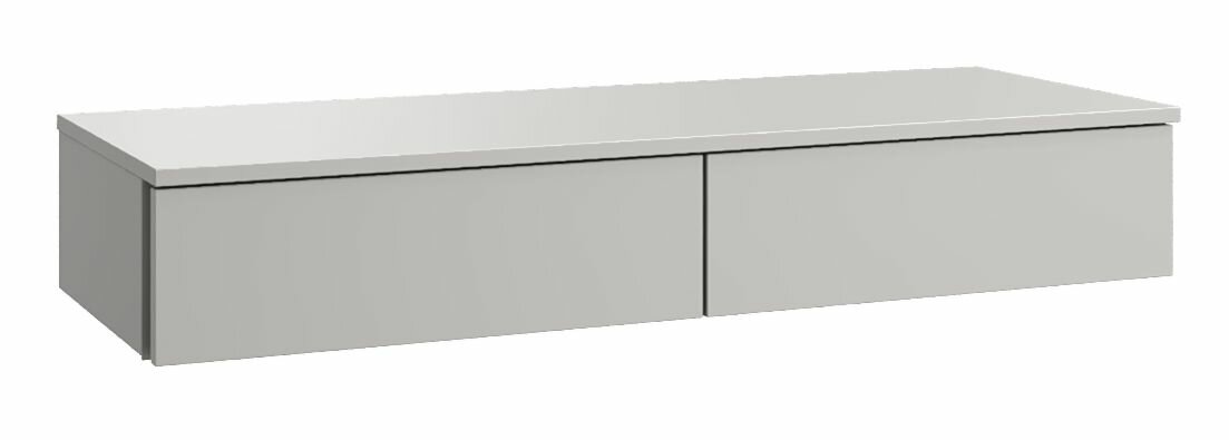 Консоль Владимирская мебельная фабрика "Розалин", подвесная, серый, ЛДСП, 111 см x 40 см x 18,1 см