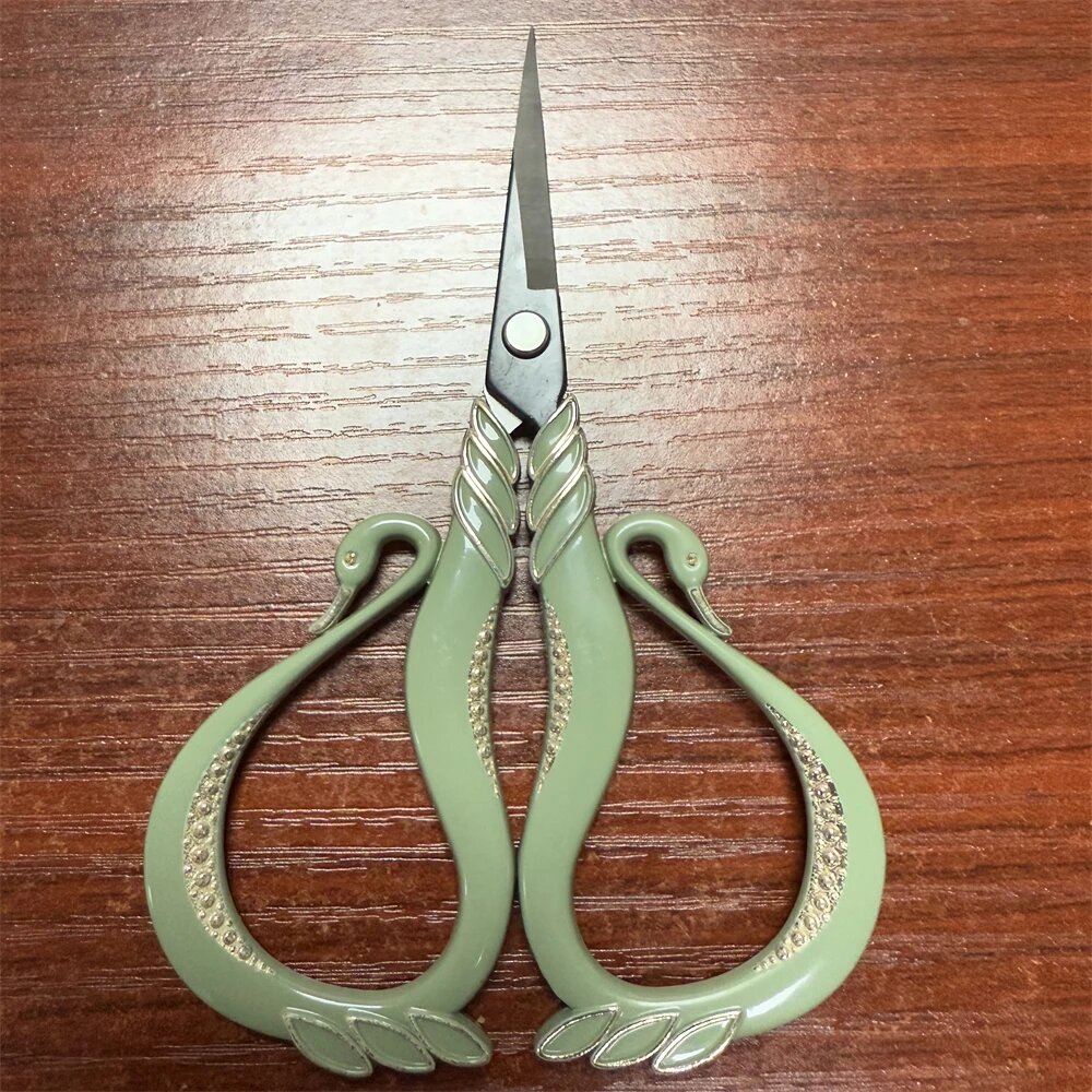 Ножницы швейные ретро, цвет Scissors-Green