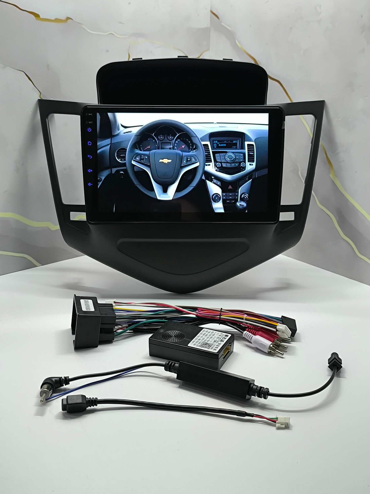 Магнитола Шевроле Круз, андроид 9 дюймов 2+32гб, IPS экран с разрешением 1280*720 / штатная магнитола android chevrolet cruze J300 (2008-2015)